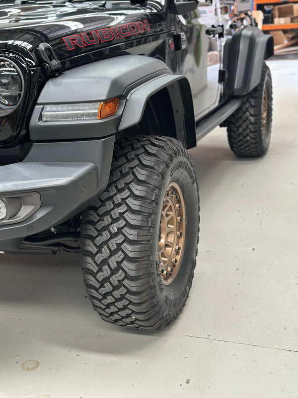 DBOR - 2.5" Fender Extensions For JL 2024 Wrangler Rubicon (AUS/EU SPE ...