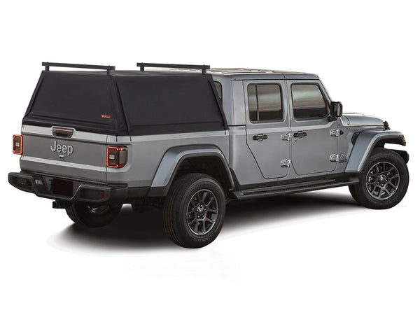 Tuff Tonneaus - Tuff Canvas Canopy For JT Gladiator - Double Black Offroad