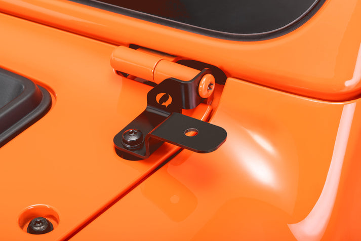 Quadratec Windshield Hinge Mount Light Brackets for 18+ Jeep Wrangler ...