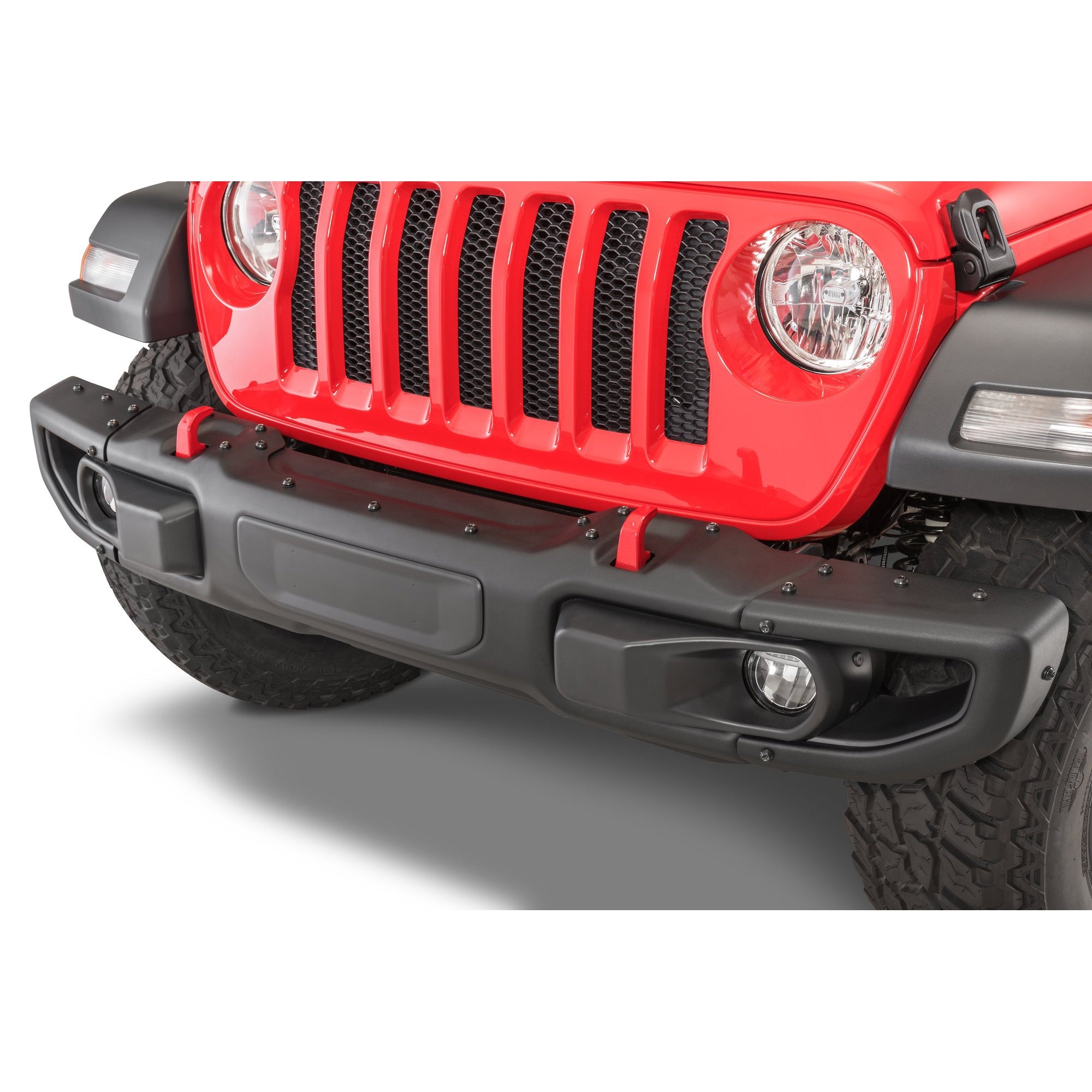 Mopar 3 Piece Rubicon Front Bumper for 18+ Jeep Wrangler JL and JT Gla ...