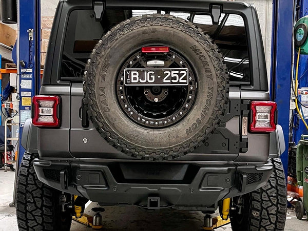 Smittybilt 77732 Stryker Rear Bumper for 18+ Jeep Wrangler JL 2 and 4 ...